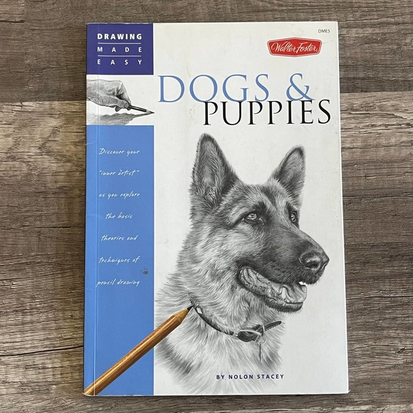 WALTER FOSTER | Other | Drawing Made Easy Dogs Puppies By Nolon Stacey ...